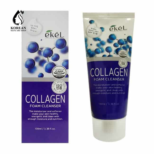 Ekel Collagen Foam Cleanser 100ml – Korean Skincare Shop